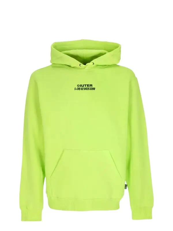 IUTER Horse Print Hoodie - Green