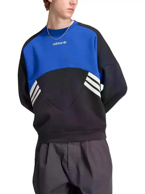 Adidas Munich 93 Panelled Sweatshirt - Black