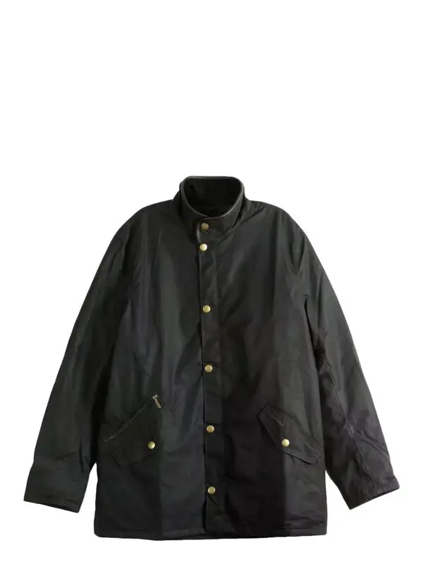 Barbour Prestbury Waxed-cotton Funnel-neck Jacket - Brown
