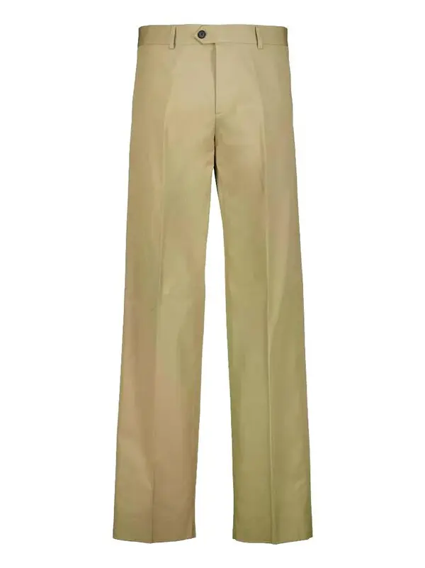 Fendi Cotton Trench Trousers - Neutrals