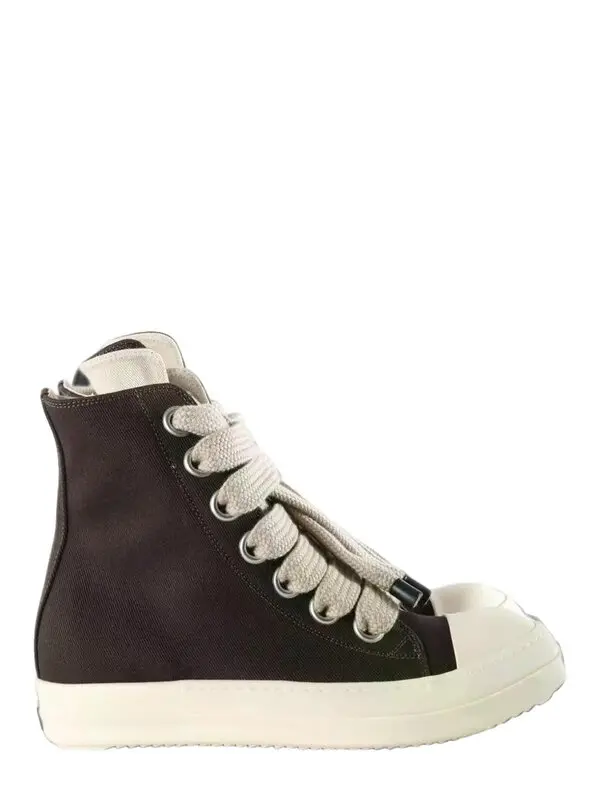 Rick Owens Jumbolace High-top Sneakers - Grey