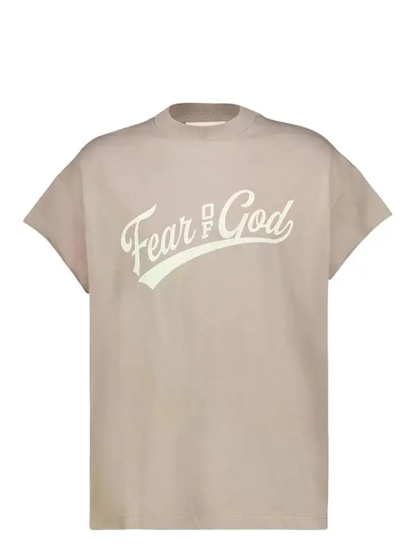Fear Of God Essentials Logo-print T-shirt - Neutrals