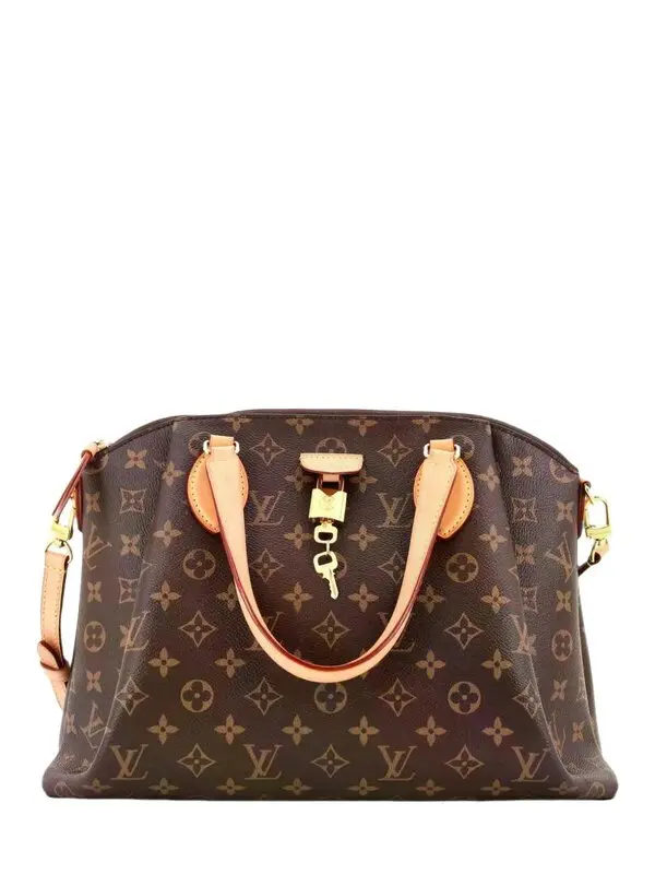 LOUIS VUITTON Rivoli Monogram Canvas Mm Satchel - Brown
