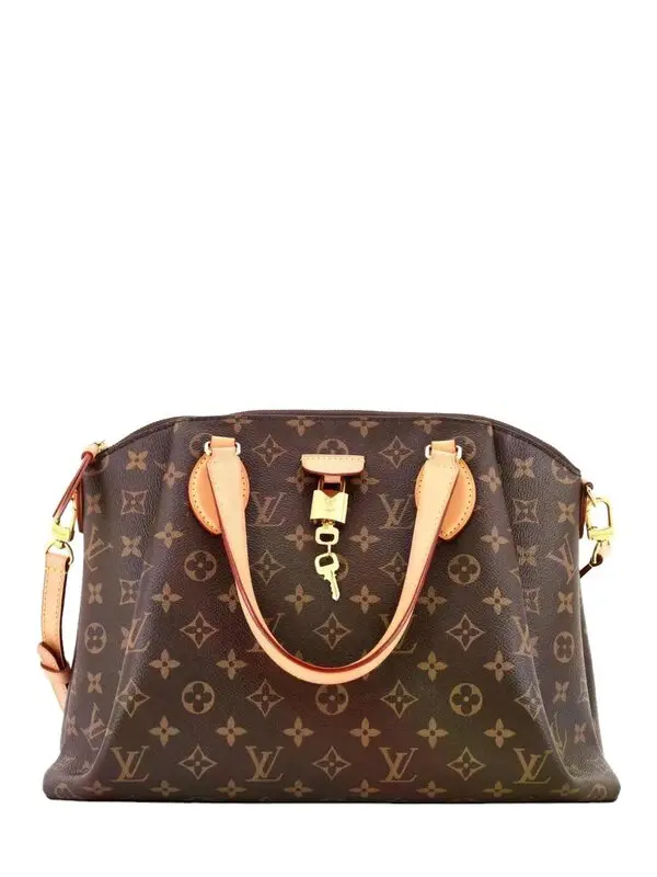 LOUIS VUITTON Rivoli Monogram Canvas Mm Satchel - Brown