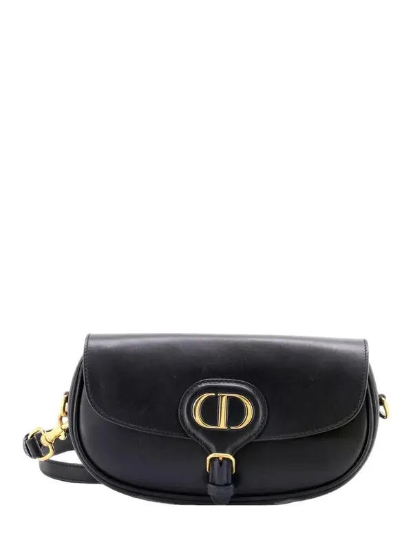 Dior Bobby Flap East West Crossbody Bag - Black