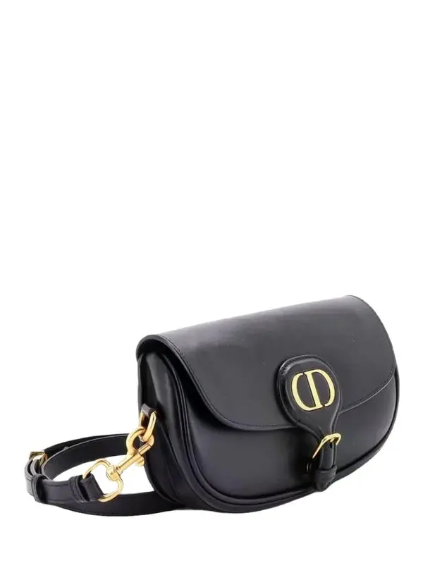 Dior Bobby Flap East West Crossbody Bag - Black