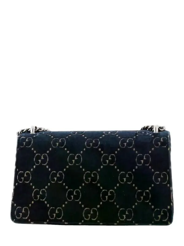Gucci Dionysus Gg Velvet Mini Shoulder Bag - Blue
