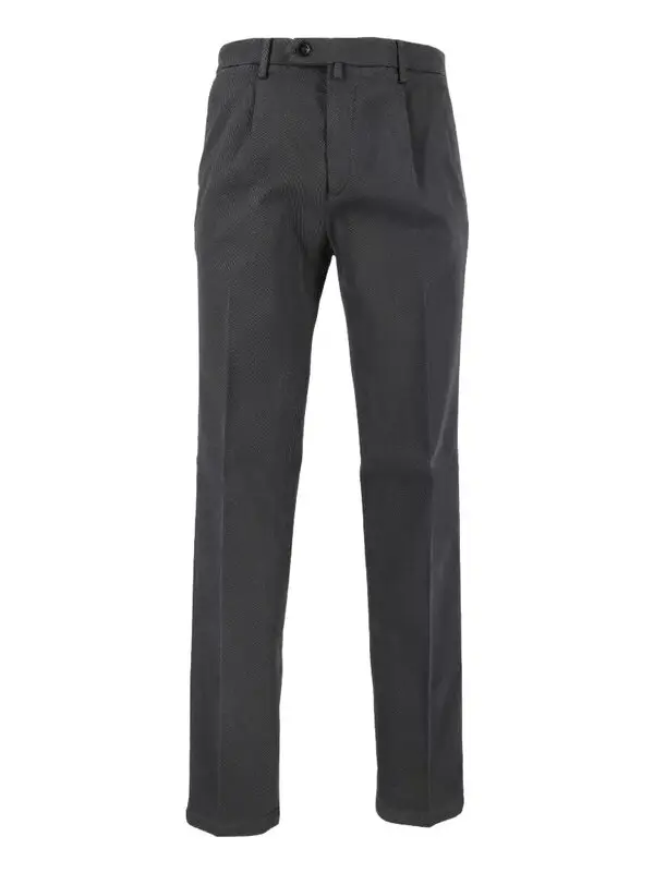 BRIGLIA 1949 Pleated Straight-leg Trousers - Grey