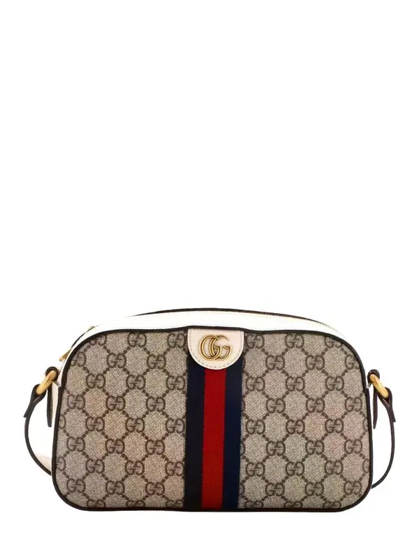 Gucci Ophidia Gg Coated Canvas Camera Bag - Neutrals