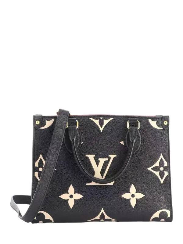 LOUIS VUITTON Onthego Pm Tote Bag - Black