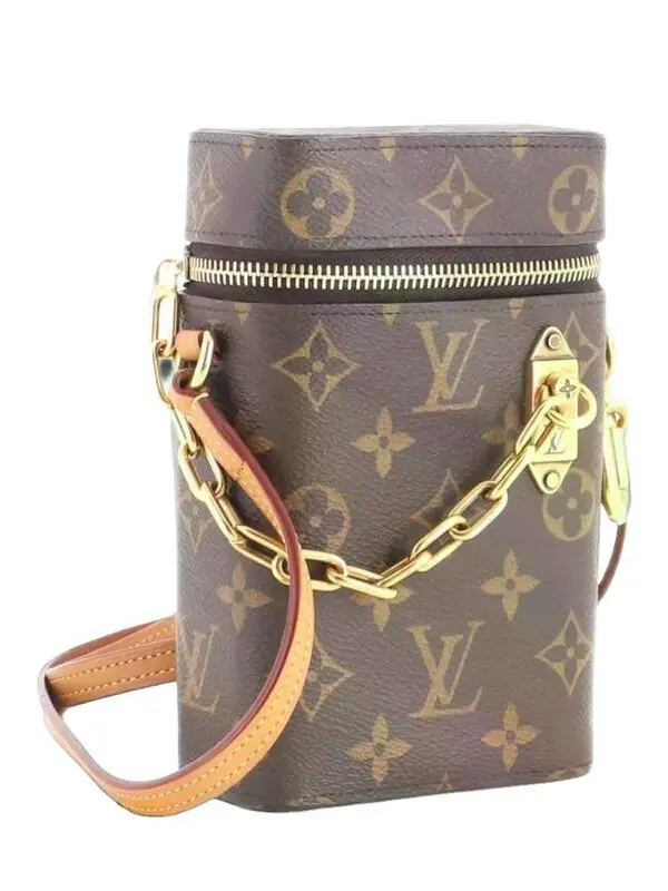 LOUIS VUITTON Monogram Canvas Phone Box Bag - Brown