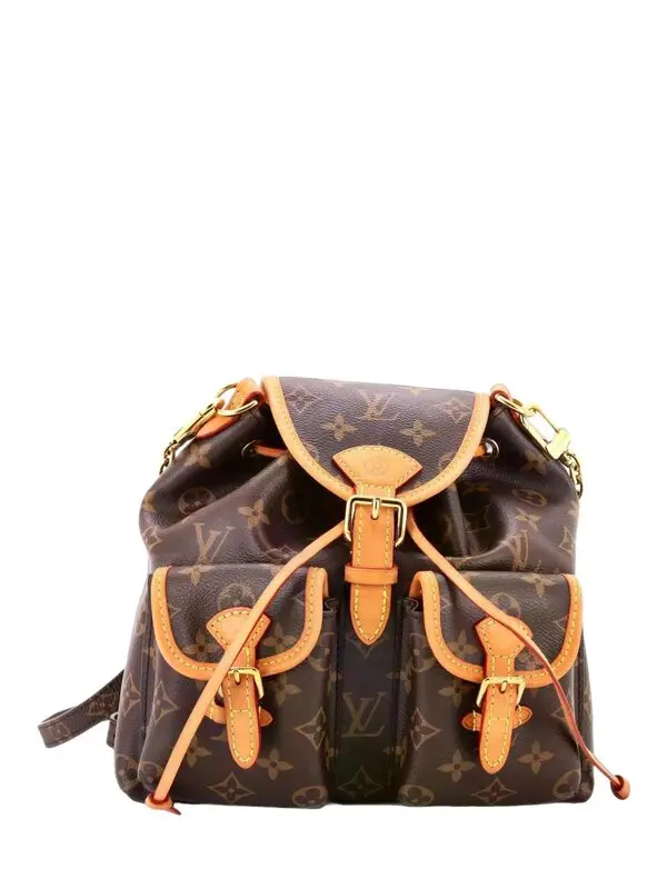 LOUIS VUITTON Monogram Canvas Pm Backpack - Brown