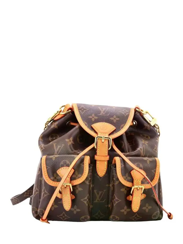 LOUIS VUITTON Monogram Canvas Pm Backpack - Brown