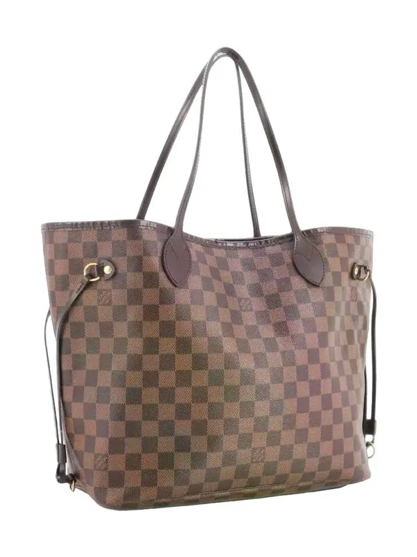 LOUIS VUITTON Neverfull Mm Damier Tote Bag - Brown