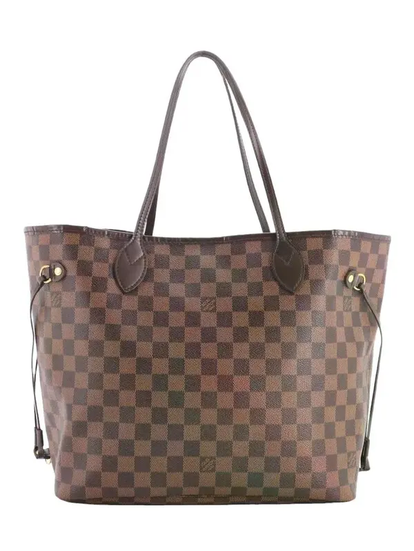 LOUIS VUITTON Neverfull Mm Damier Tote Bag - Brown