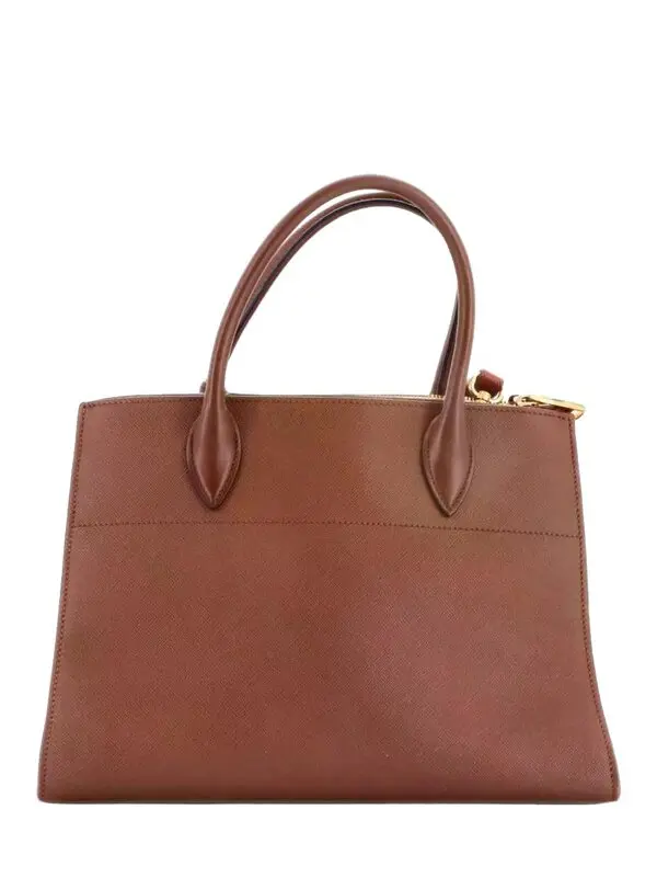 Prada Paradigme Saffiano Leather Medium Satchel - Brown