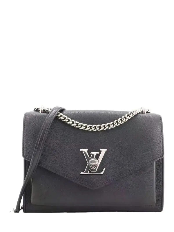 LOUIS VUITTON Mylockme Leather Bb Crossbody Bag - Black