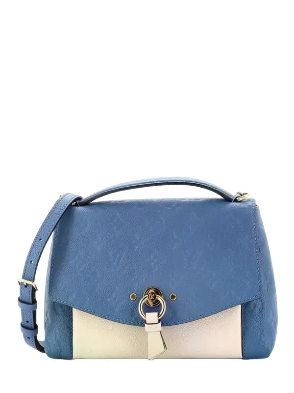 LOUIS VUITTON Blanche Handbag Monogram Empreinte Leather Bb Shoulder Bag - Blue