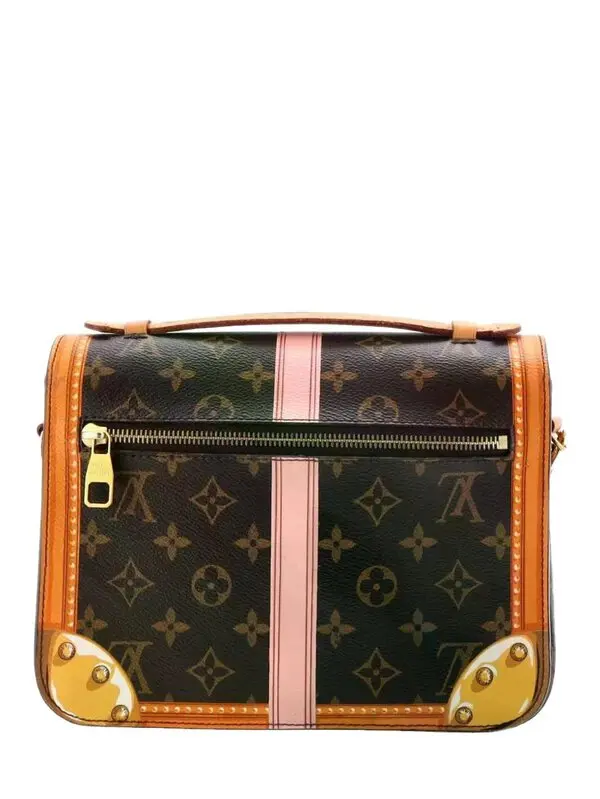 LOUIS VUITTON Pochette Metis Limited Edition Summer Trunks Monogram Canvas Crossbody Bag - Brown