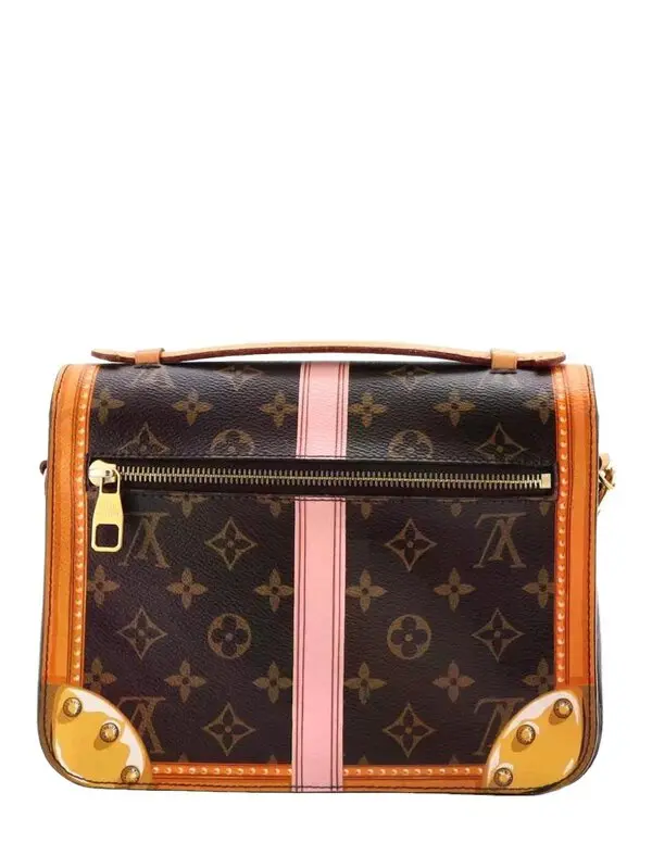 LOUIS VUITTON Pochette Metis Limited Edition Summer Trunks Monogram Canvas Crossbody Bag - Brown