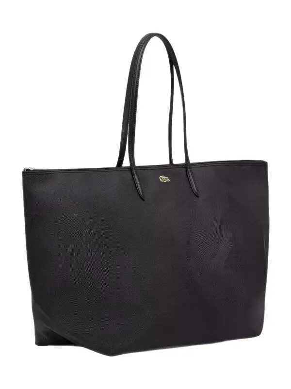 Lacoste L.12.12 Concept Logo-embroidered Tote Bag - Black