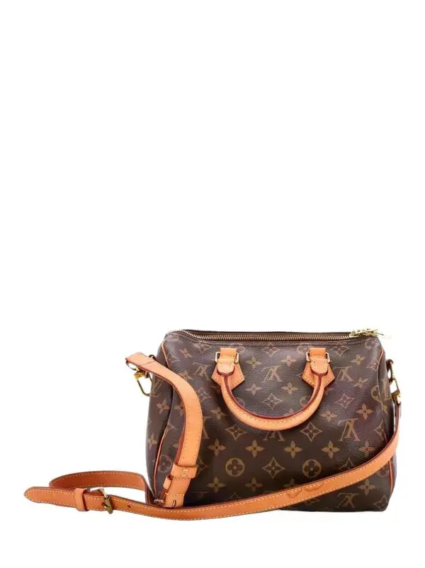 LOUIS VUITTON Speedy Bandouliere Monogram Canvas 25 Satchel - Brown