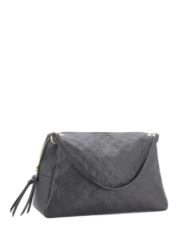 LOUIS VUITTON Ponthieu Shoulder Bag Monogram Empreinte Leather Pm - Black