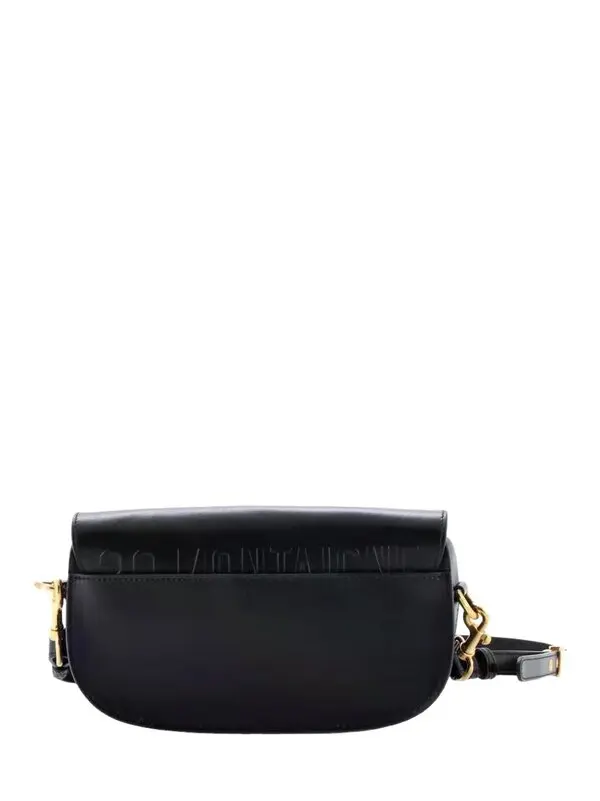 Dior Bobby Flap East West Crossbody Bag Leather - Black