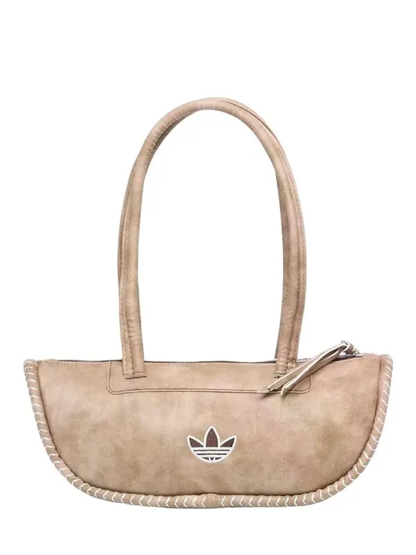 Adidas Extended Bowling Trefoil Logo Tote Bag - Neutrals
