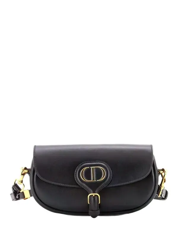Dior Bobby Flap East West Crossbody Bag - Black