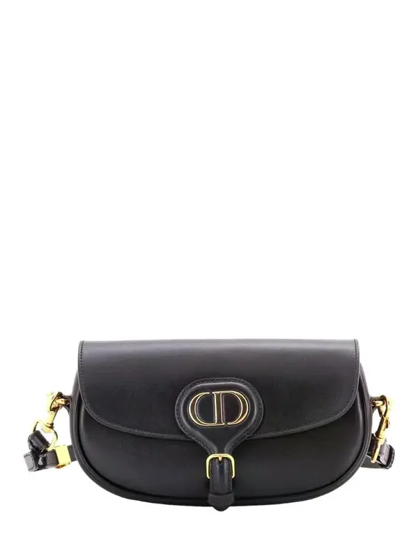 Dior Bobby Flap East West Crossbody Bag - Black
