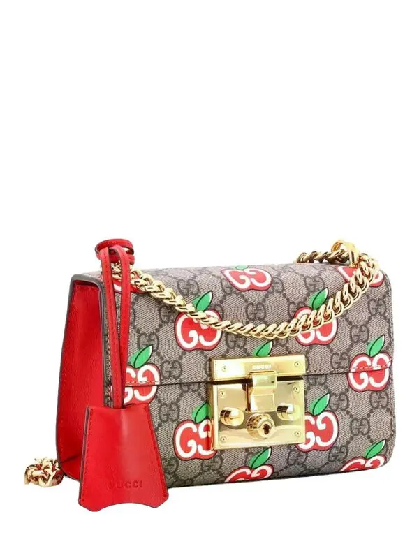 Gucci Padlock Gg Coated Canvas Small Shoulder Bag - Brown