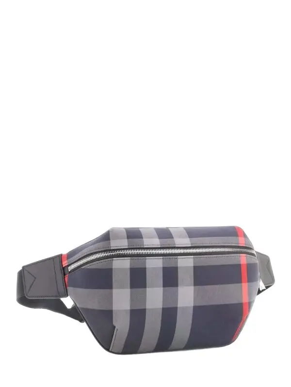 Burberry Sonny House Check Canvas Belt Bag - Black