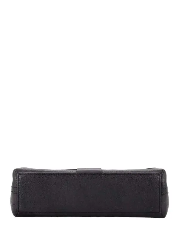 LOUIS VUITTON Chain Bag Monogram Leather Shoulder Bag - Black
