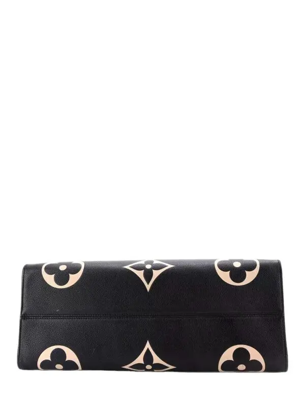 LOUIS VUITTON Onthego Bicolor Monogram Empreinte Giant Gm Tote Bag - Black