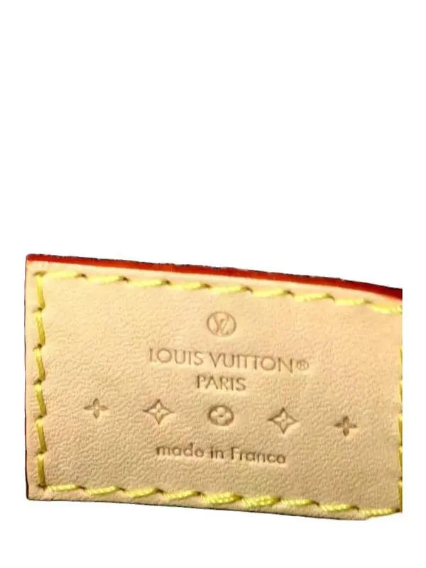 LOUIS VUITTON Speedy Bandouliere Nm Monogram Denim Nano Crossbody Bag - Blue