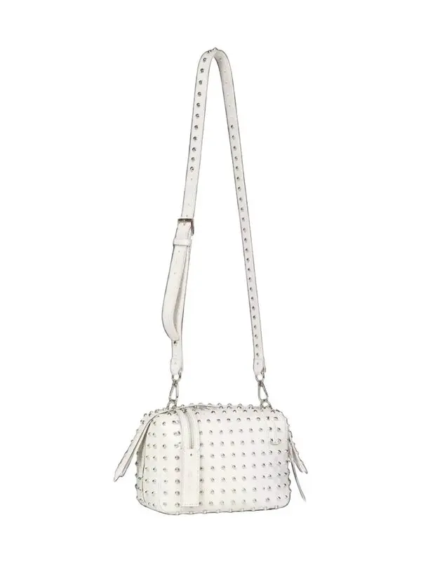 John Richmond Stud-embellished Cross Body Bag - White