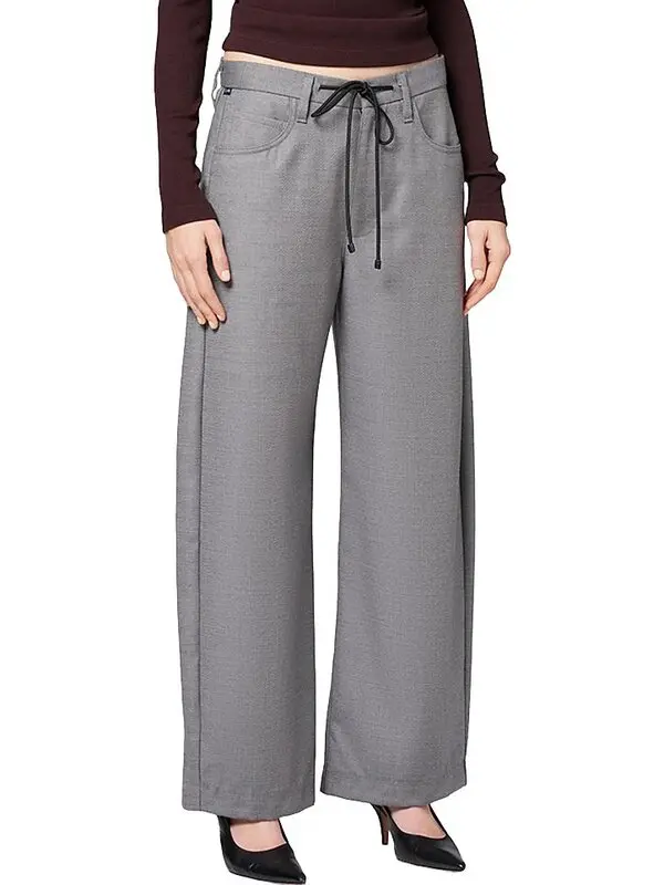 Citizens Of Humanity Brynn Wool Wide Leg Pants - Gris