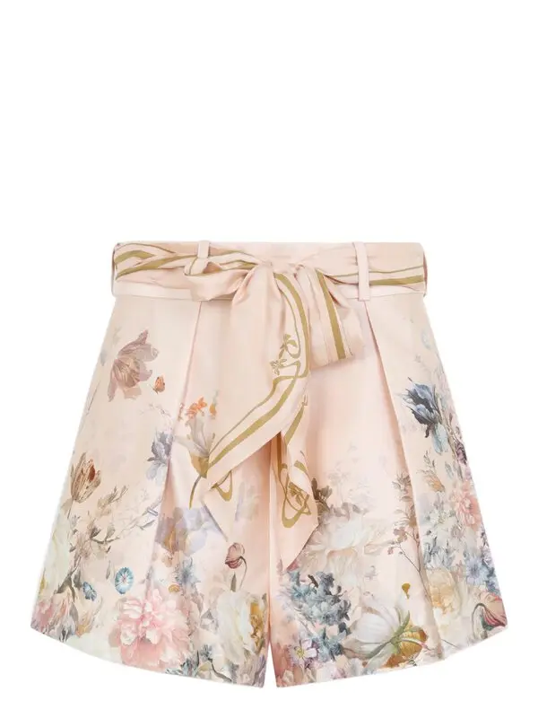 Zimmermann Valiant Tuck Mini Short - Multicolour