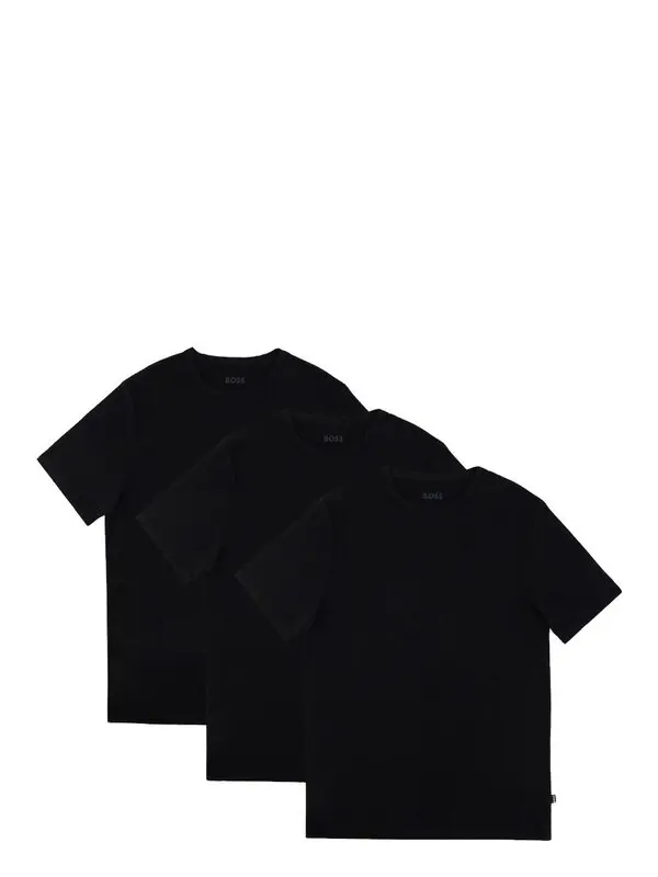 BOSS Three-pack Essential T-shirts For - Black
