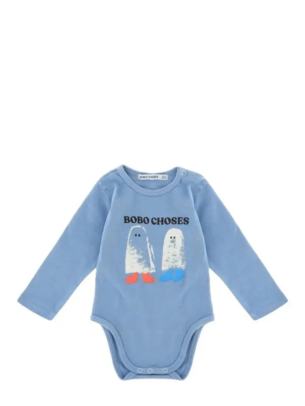 BOBO CHOSES Baby Jumpsuit With Graphic Print - Blue