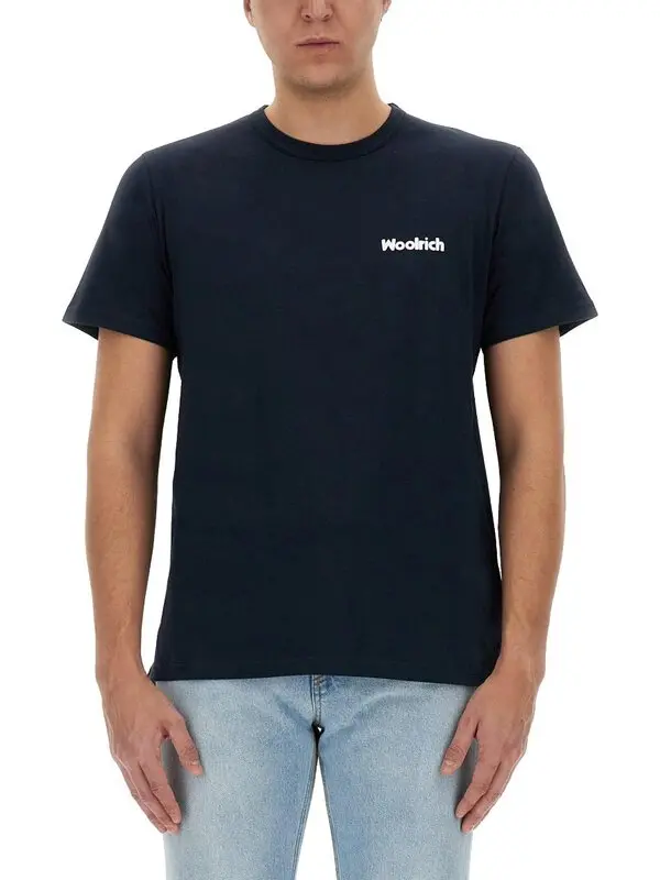 Woolrich Logo T-shirt - Blue