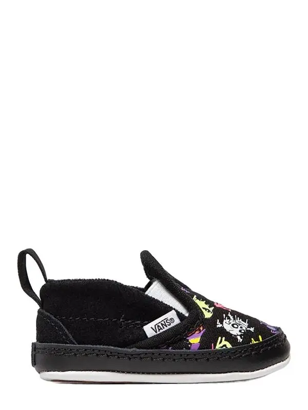 VANS Mini Slip-on Crib Sneakers - Black