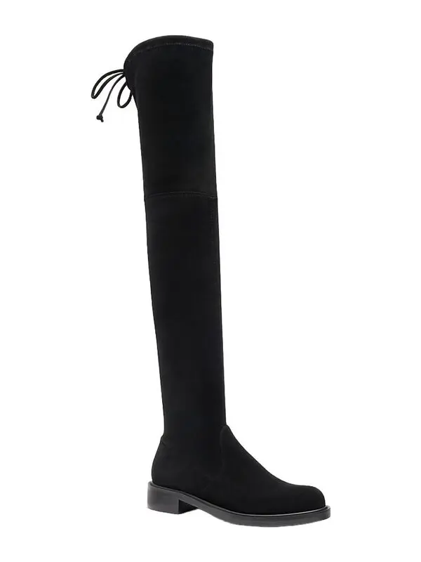 STUART WEITZMAN Giseleland Suede Over-the-knee Boots - Black