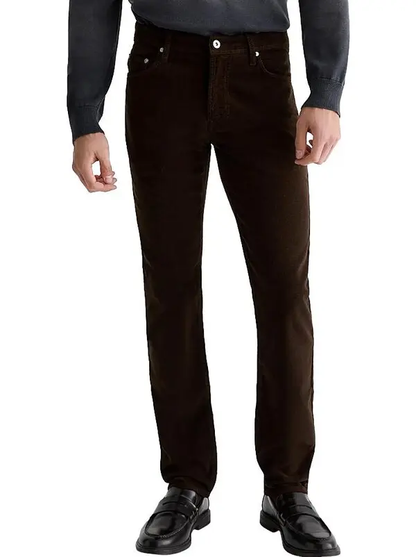 Ag Tellis Modern Slim Fit Corduroy Pants - Dirty Olive