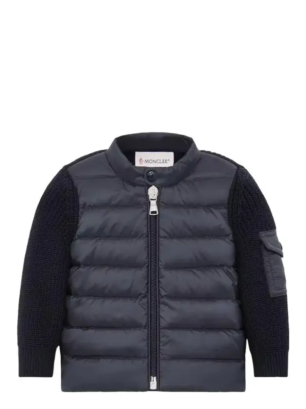 Moncler Padded Zip-up Cardigan - Midnight Blue