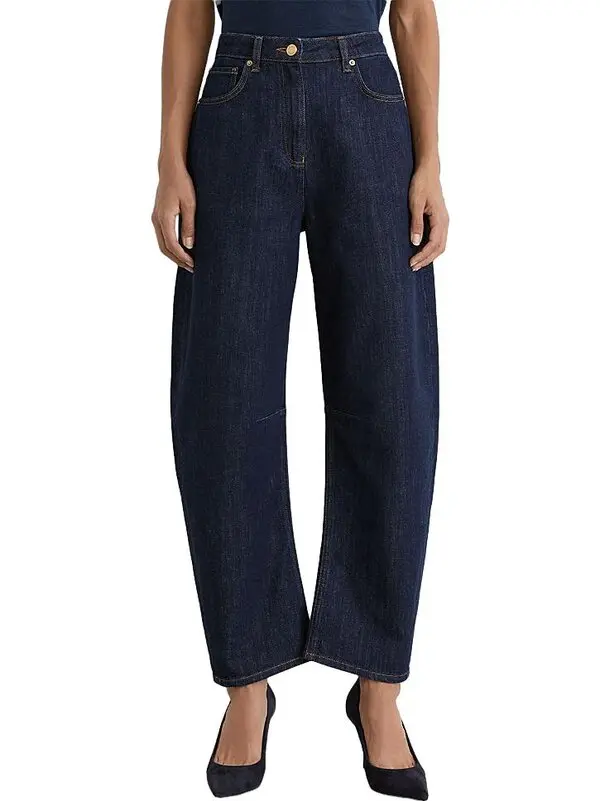 REISS Levitt Barrel Jeans - Blue