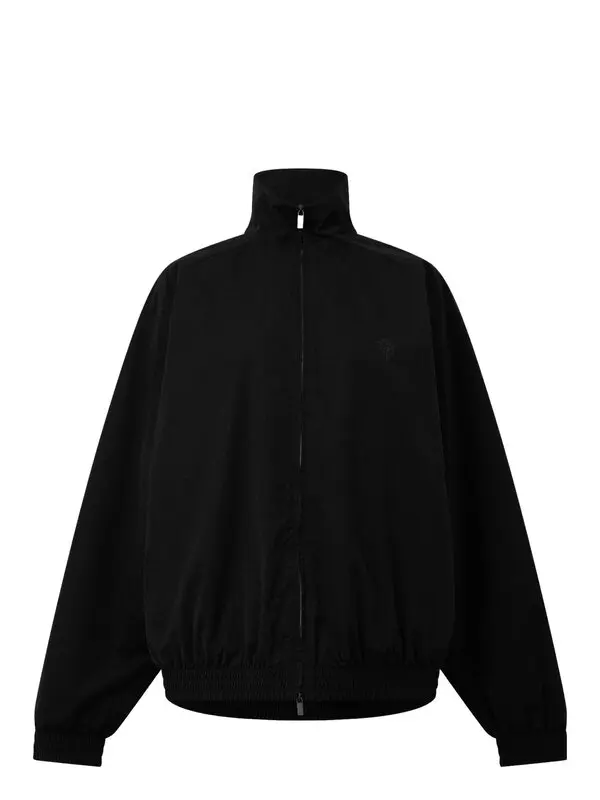 Gucci Stand Collar Zip Up Track Jacket - Black