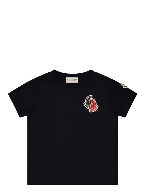 Moncler Crewneck Short Sleeve Tee - Black