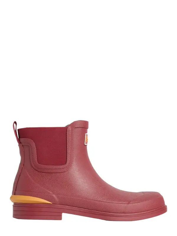 Barbour Chelsea Short Rain Boots - Red